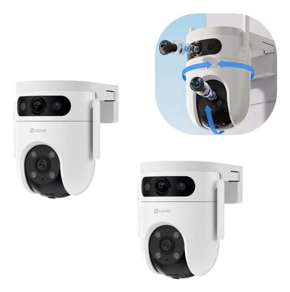 Combo Cámara Ezviz H9c Dual Wi-fi Doble Lente X 2 Unidades