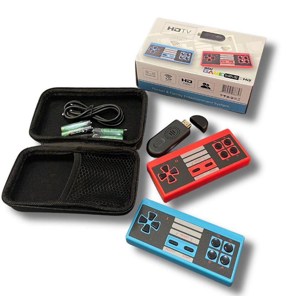 CONSOLA RETRO MINI GAME DRIVE HD ALIEN+1000 JUEGOS