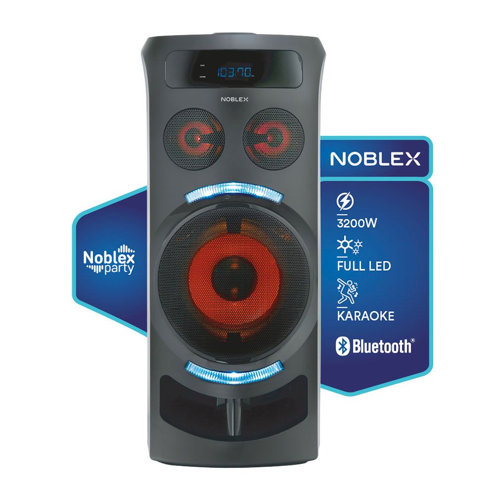 Torre De Sonido Noblex Bluetooth 3200W MNT290