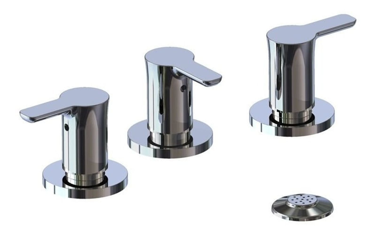 Grifería Bidet Baño C/tansf. Cerámico Piazza Logos 22304