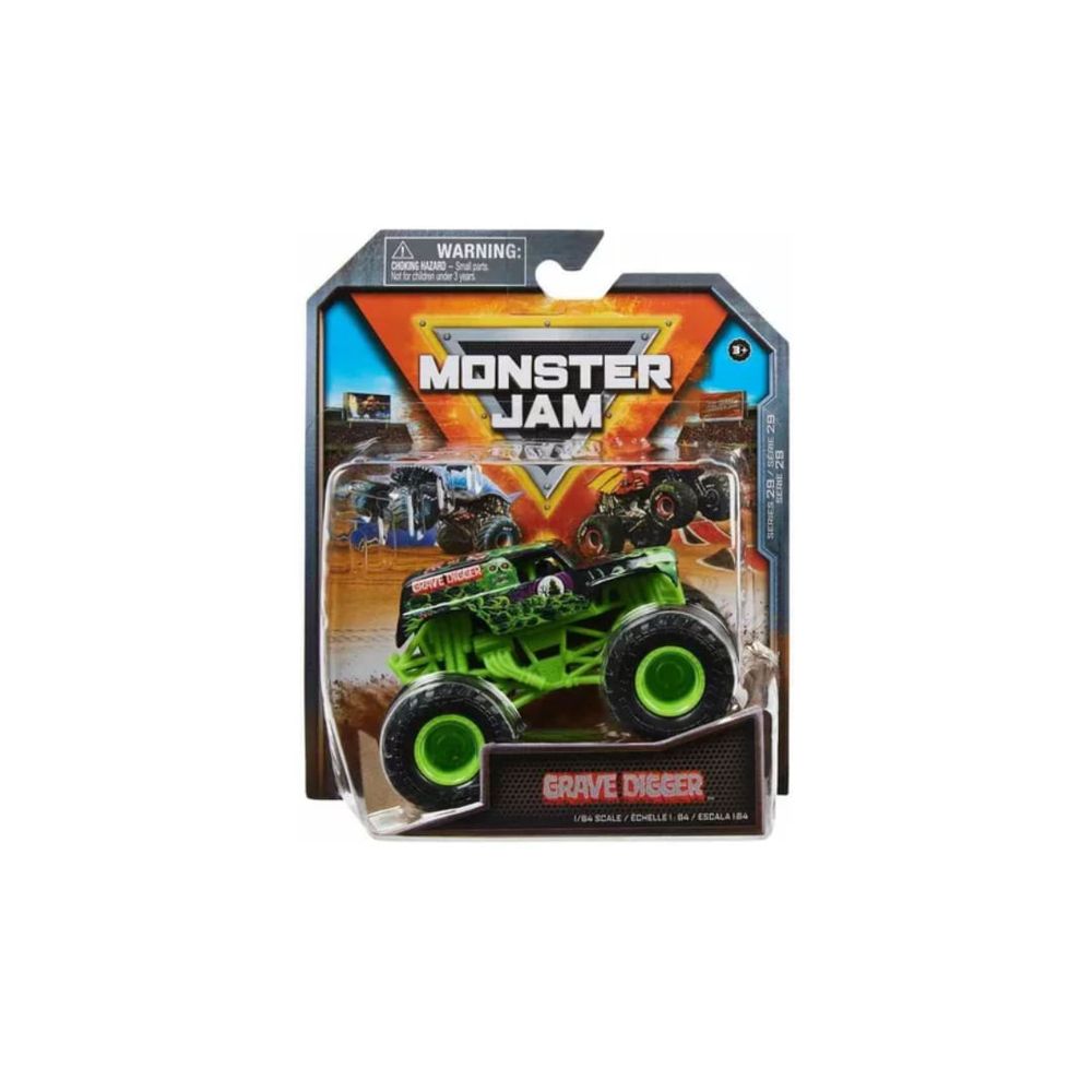 Monster Jam Vehículo Escala 1:64 Serie 23 Y 24 I Grave Digger Ruedas ...