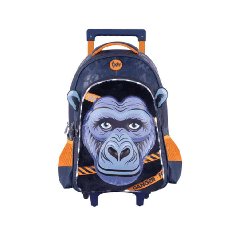 Mochila Gorilla Carro 18" Footy F5401 Azul