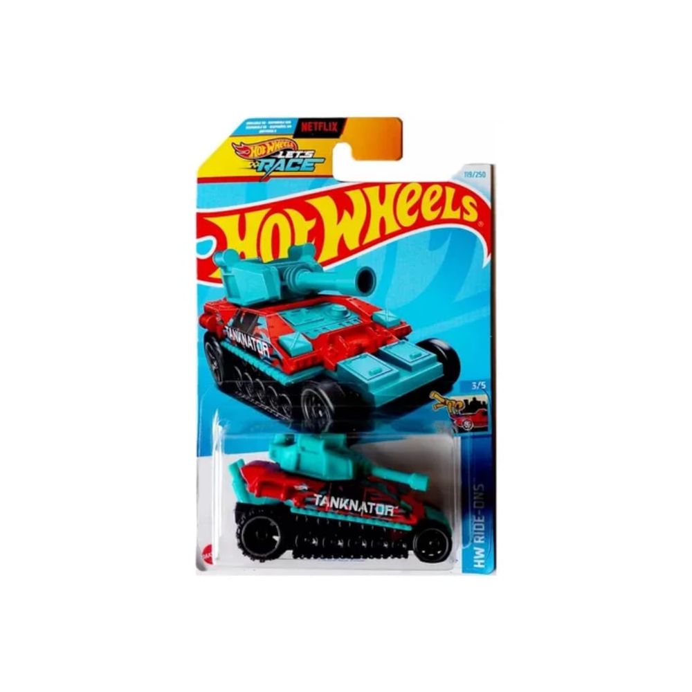 Hot Wheels De Colección Mattel C4982 - 9 Tanknator Turquesa