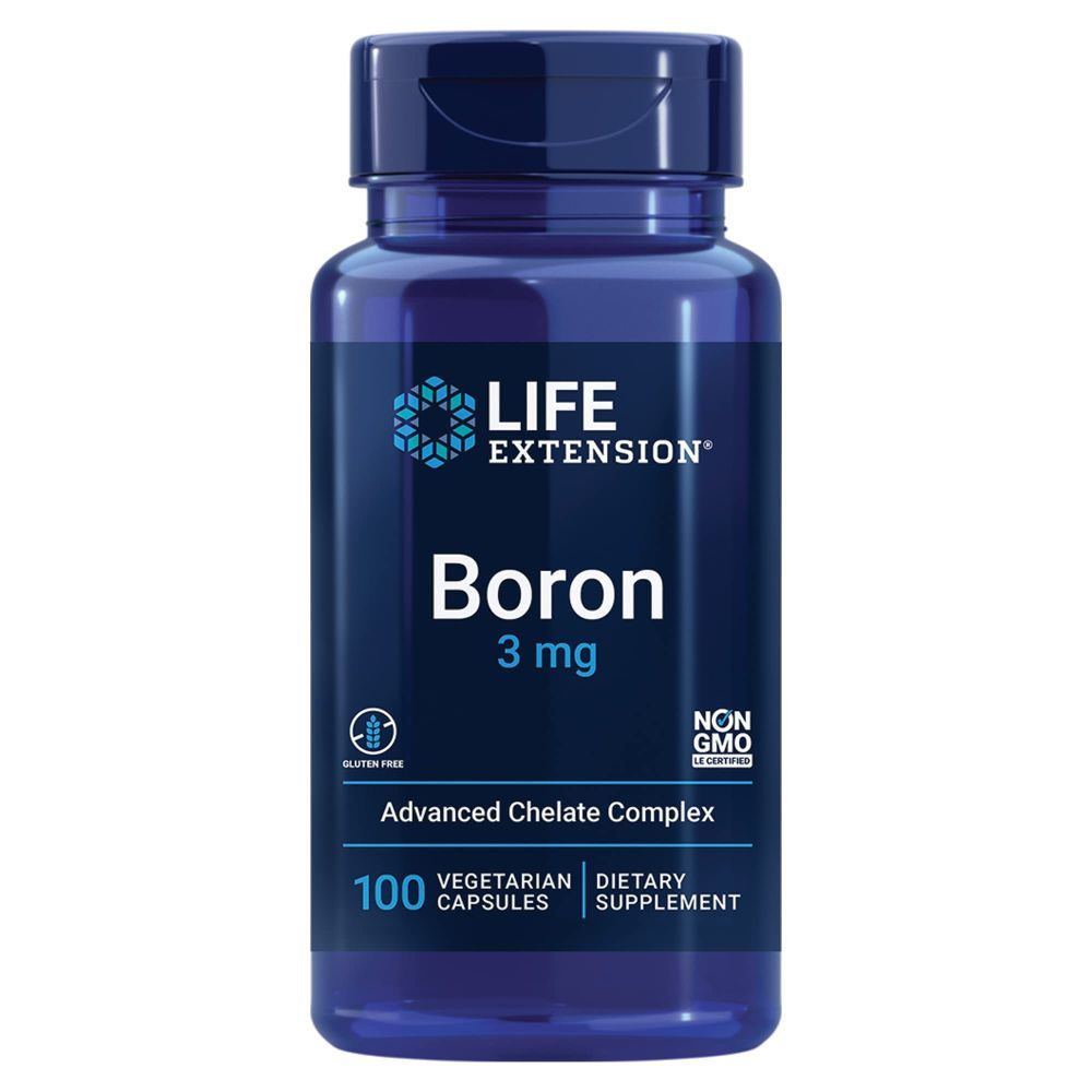 Supplement Life Extension Boron 3 mg 100 cápsulas