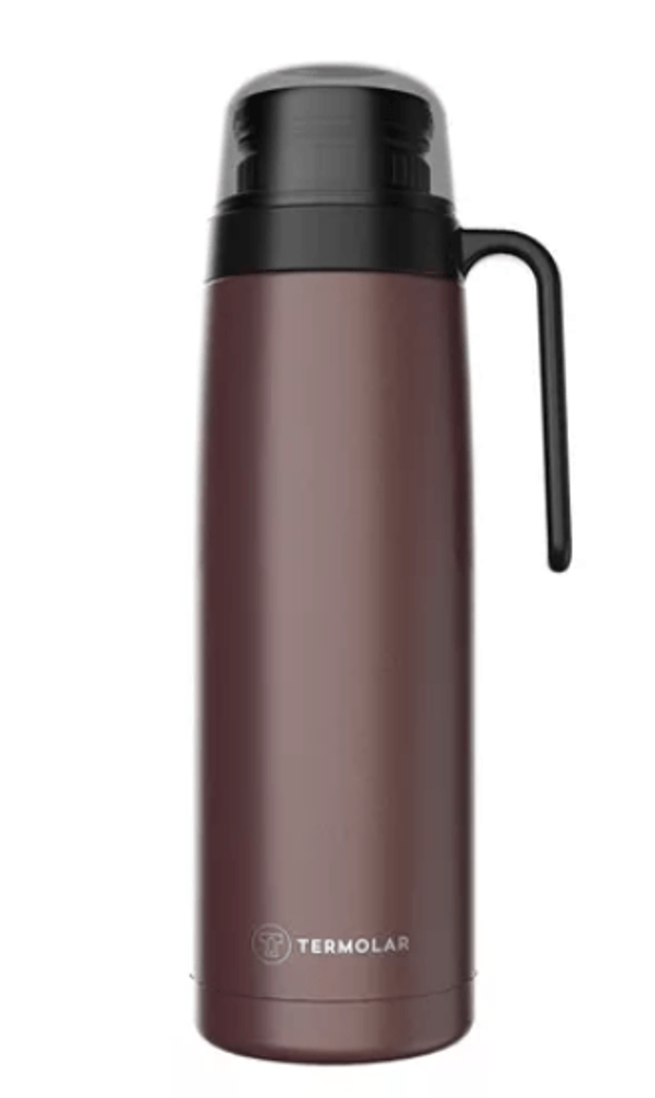 Termo Termolar Revolution Bronce 1lts Acero Inoxidable Matero