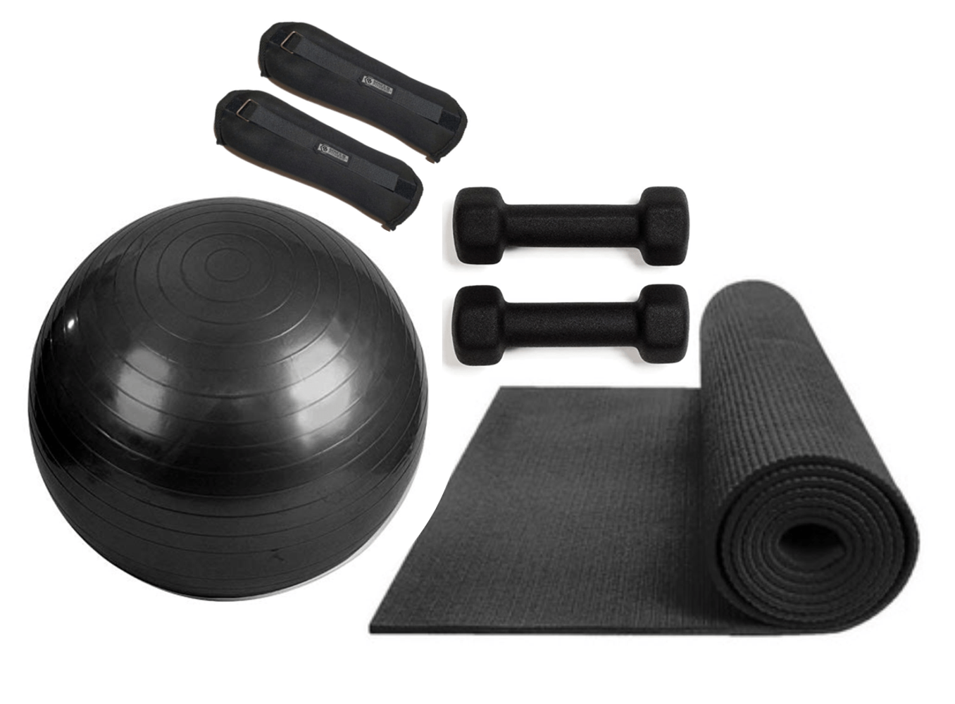 Kit Combo Set De Entrenamiento Yoga Pilates