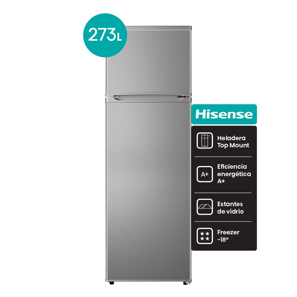 Heladera Cíclica Top Mount Hisense RD-35DRS 256 L