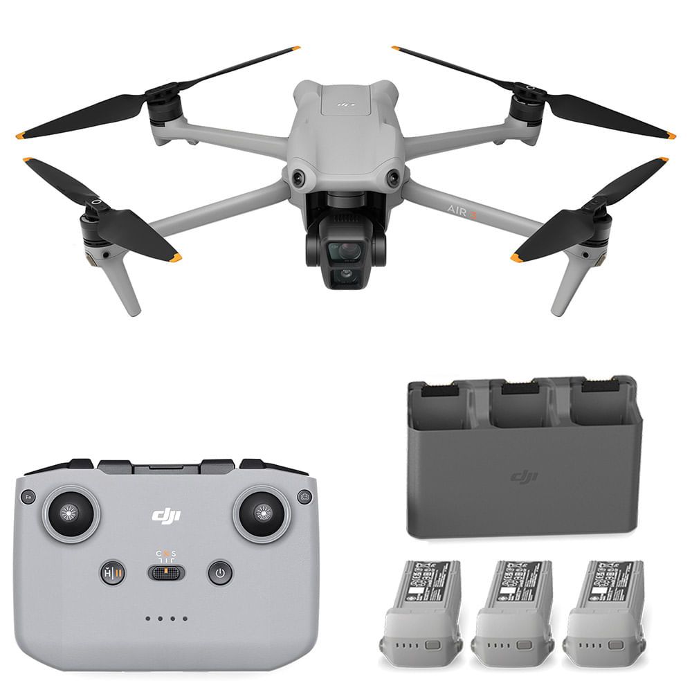 Drone DJI AIR 3 Fly More Combo + Control DJI RC-N2