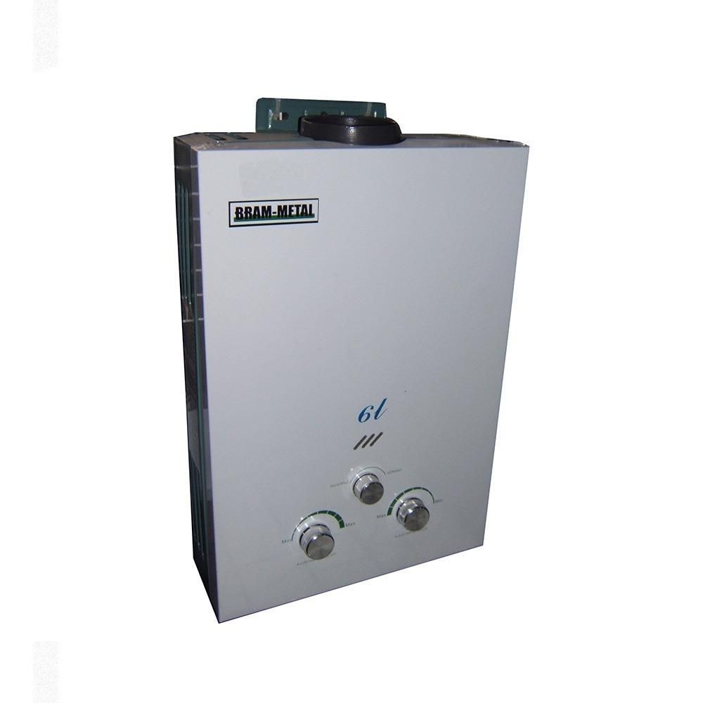 Calefon Bram-metal 6 Lts Gas Envasado Bram Metal