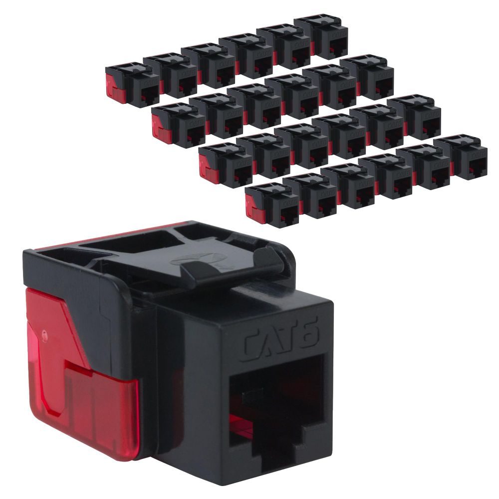 ICC Conector Keystone CAT6 con IDC en línea, sin