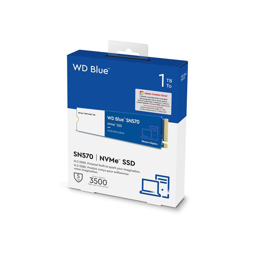 Disco de Estado Solido SDD1TB Western Digital Blue M.2 Nvme