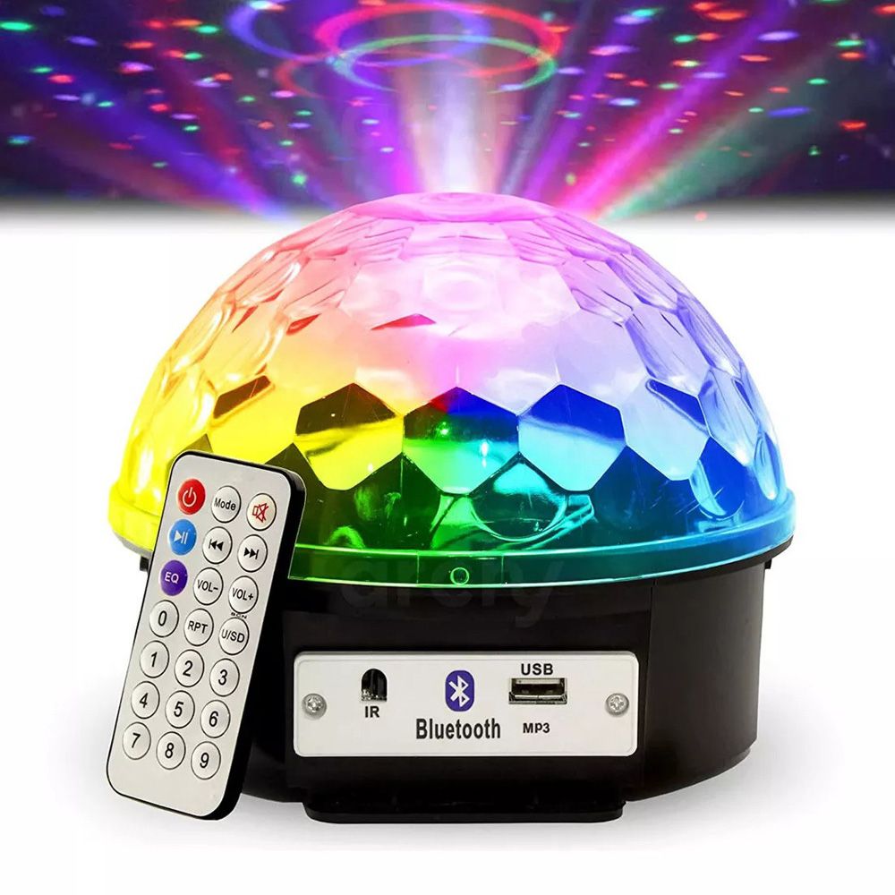 Bola Led Luces Audioritmica Dj Efectos Profesionales Media Esfera Alta ...