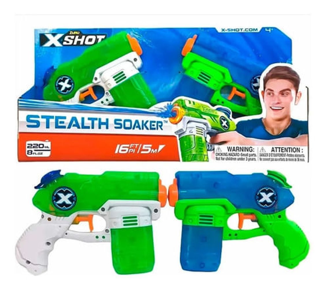 Pistolas De Agua Zuru X-shot Stealth Soaker Alcance 5 Mts