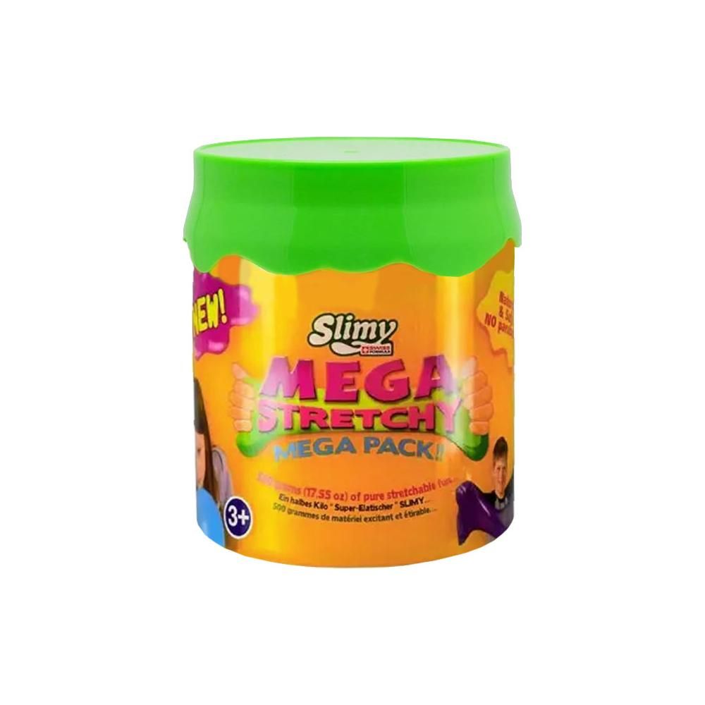 Slimy Slime Mega Stretchy Mega Pack 500 Gr Color Naranja