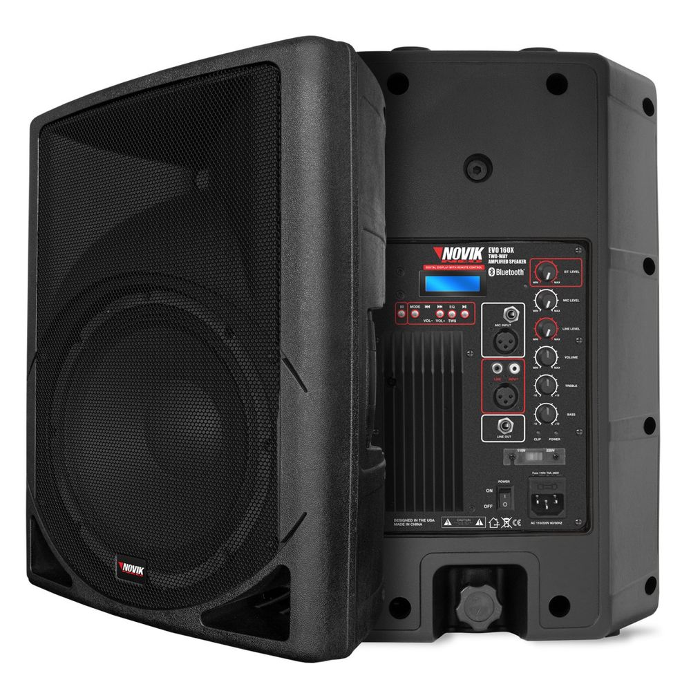 Bafle Activo NOVIK EVO-160X Bluetooth TWS Woofer 10" Mixer 3 Canales ...