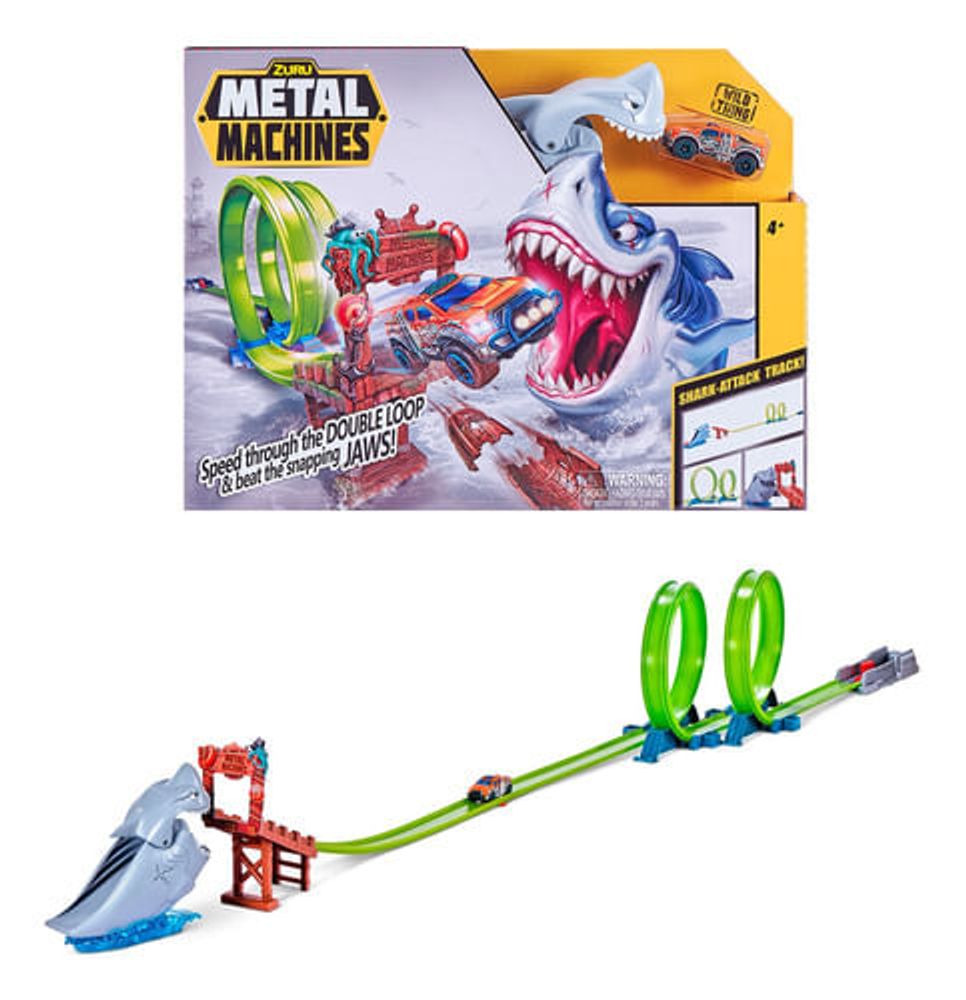 Pista Metal Machines Shark-attack Track! Lanzador 7056 6760