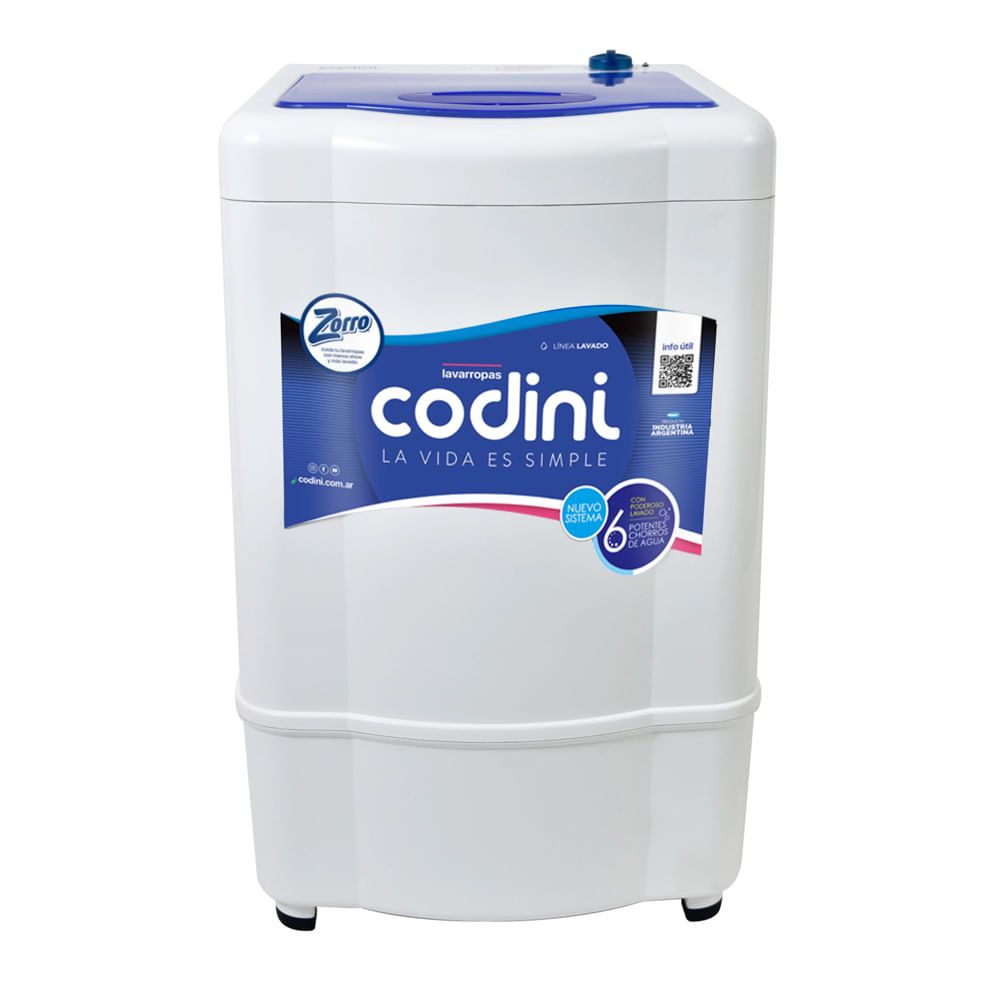 Lavarropas Codini Evolution 7052 7kgs
