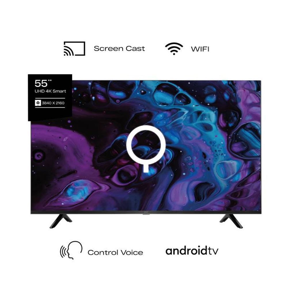 TV LED 4K 55 QÜINT QT2-55ANDROID - SMART UHD 60 HZ DOLBY NETFLIX YOUTUBE