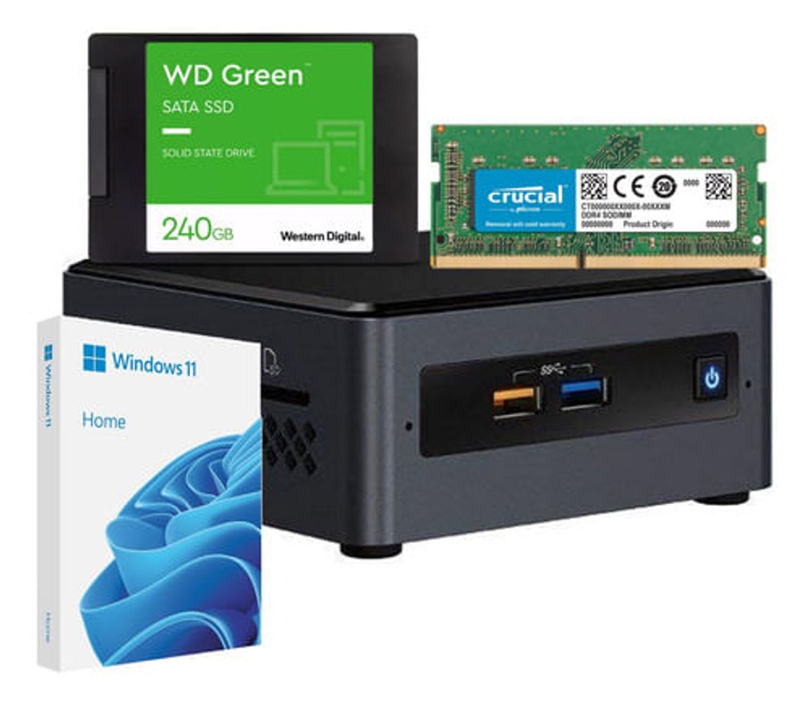 Mini PC Intel NUC Celeron J4025/8GB/240SSD/FreeDos BOXNUC7CJYHN1