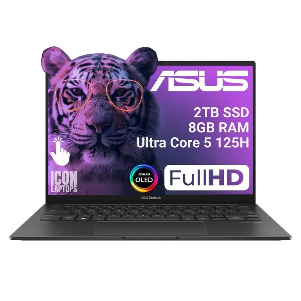 Notebook Asus Zenbook Ultra Core 5 125H 8GB RAM 2TB SSD Gamer TOUCH