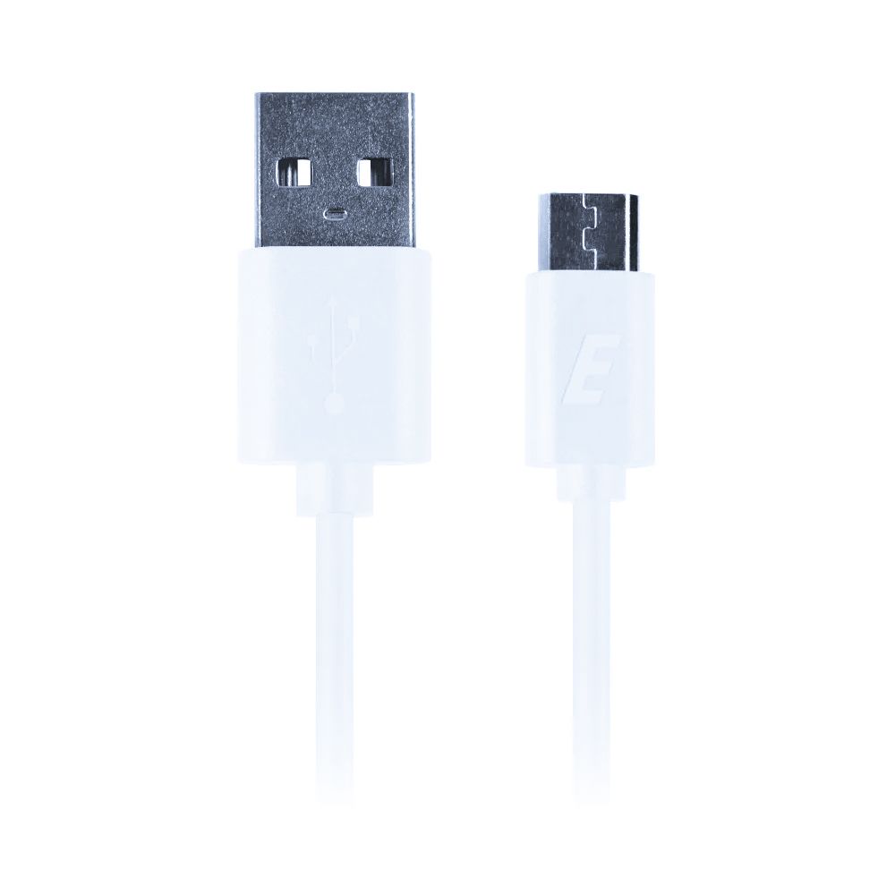 Cable USB Energizer Micro USB Round Blanco 1,2mts
