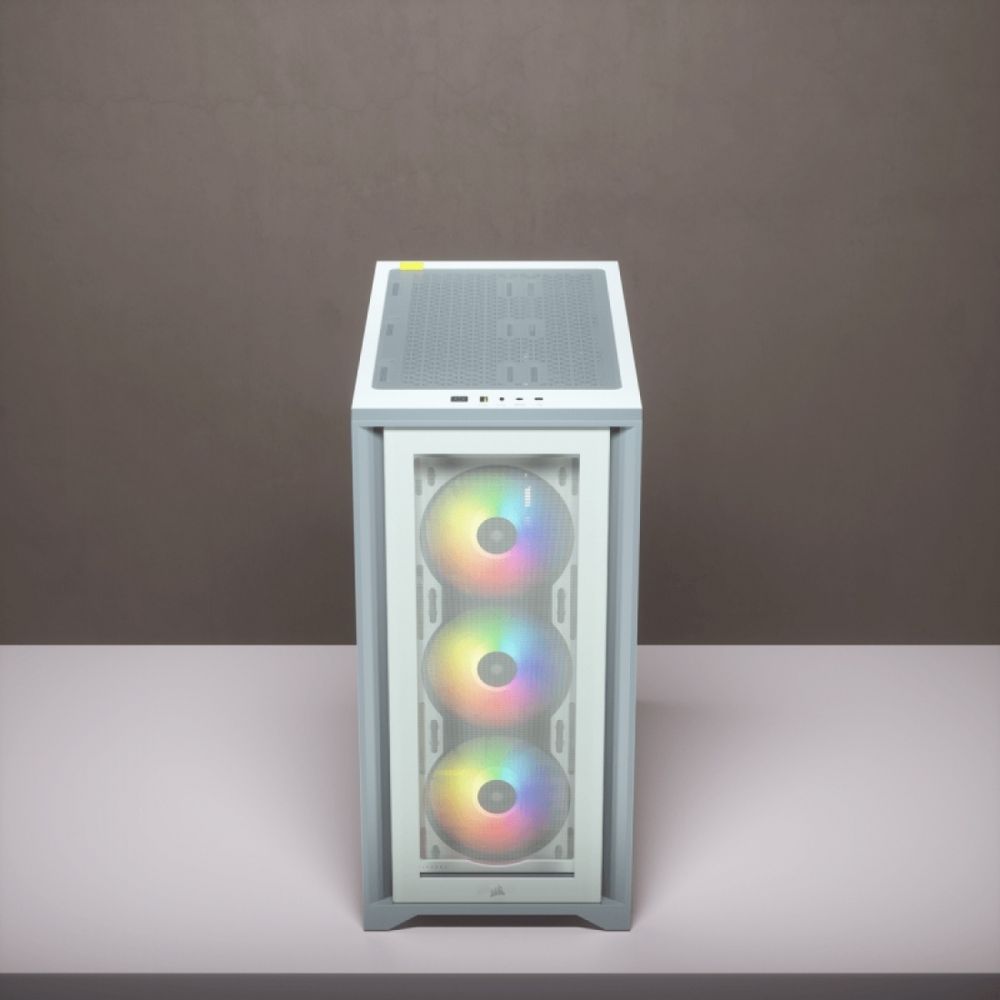 Gabinete Corsair Icue 4000x Rgb Tg Mid-tower White (6657) Corsair