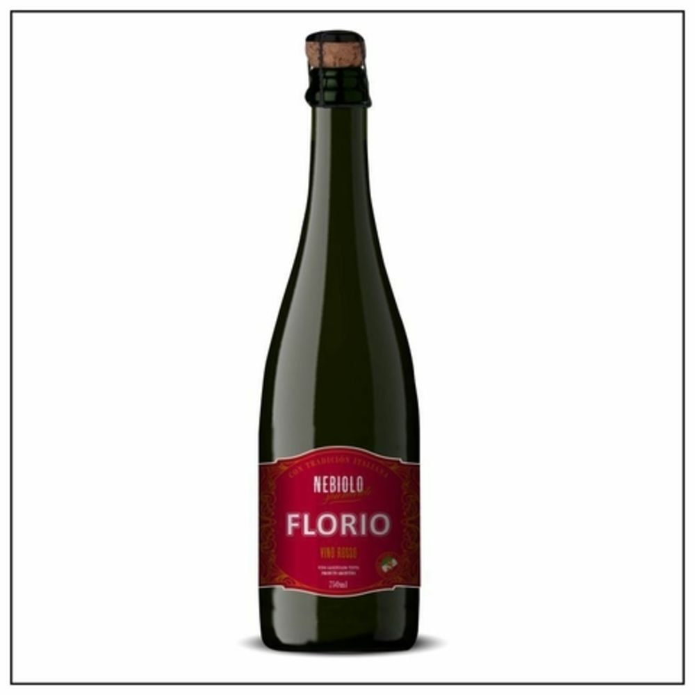 6 Vino Espumante Florio Nebiolo Tinto X 750 Ml