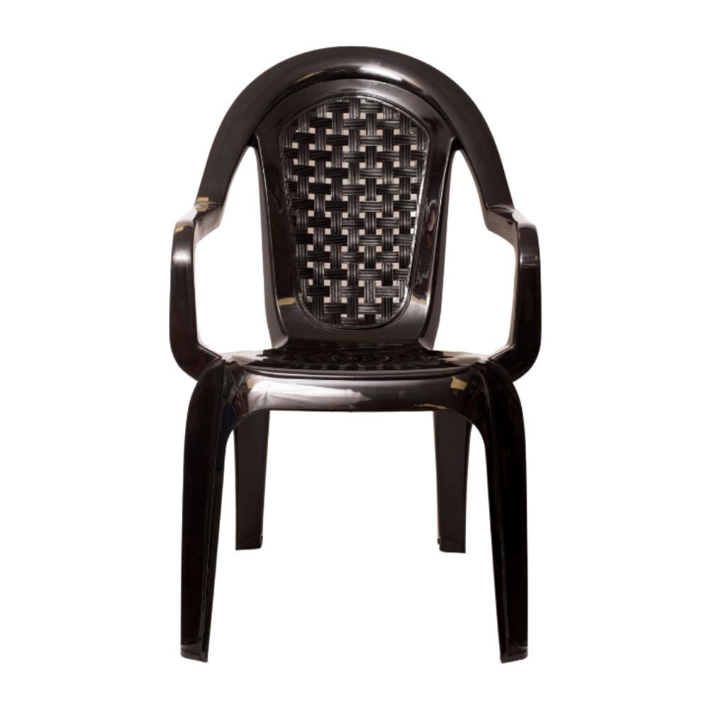 Sillón Faenza Negro con respaldar negro Gemplast