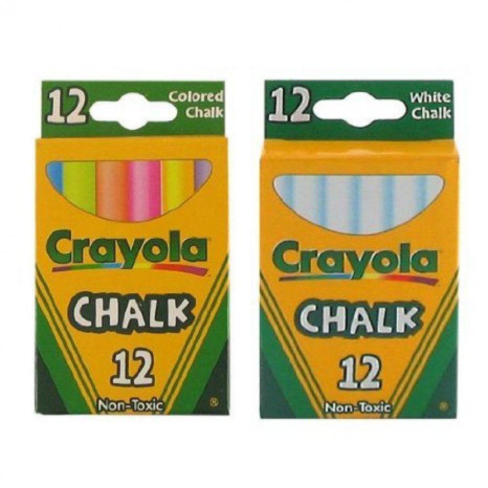 Gis Crayola color blanco
