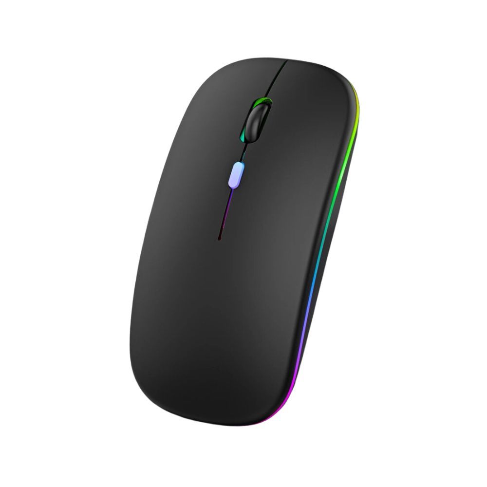 Mouse Inalámbrico Con Luces Rgb Negro Dinax DX-MOURGB