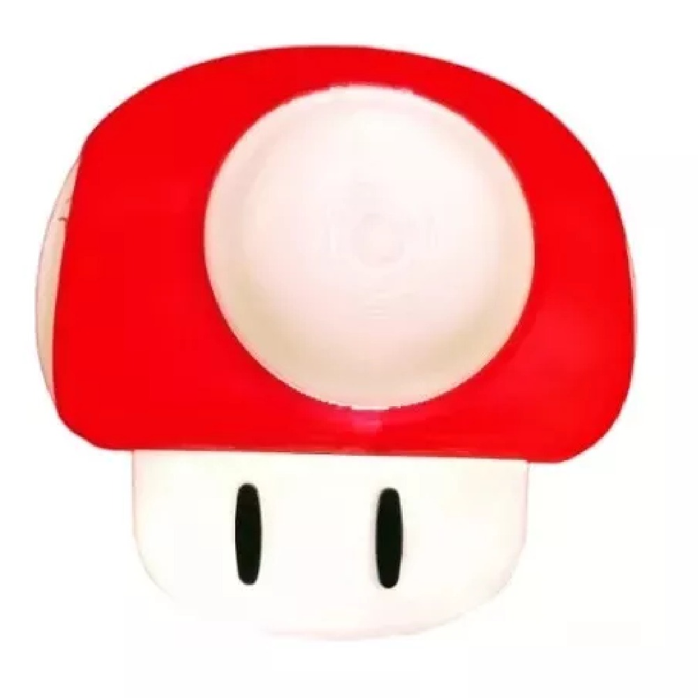 Lampara Velador Hongo Mario Bross Luz De Noche
