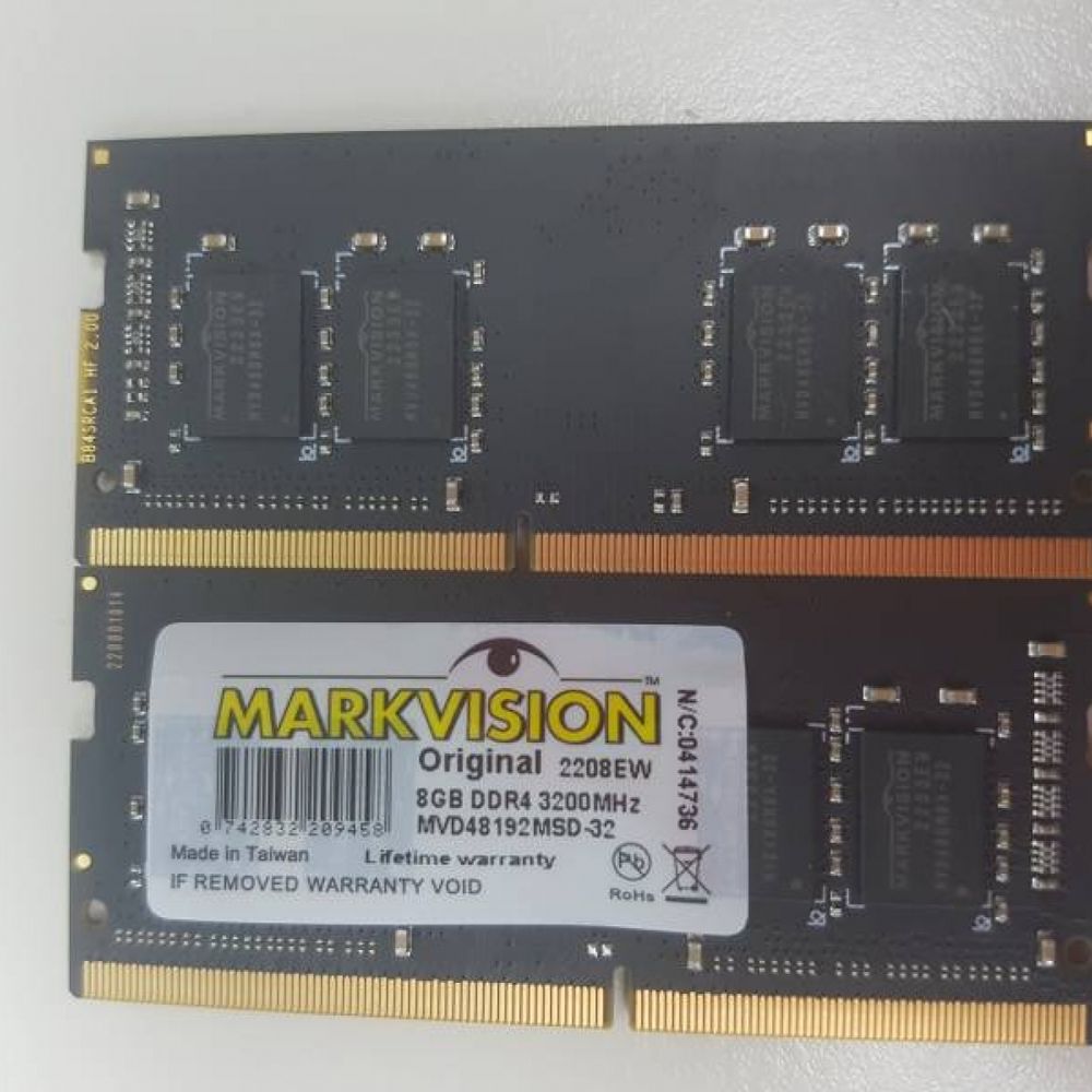 Memoria Sodimm Ddr4 Markvision 8gb 3200 Mhz 1.20v Bulk (9458) Markvi