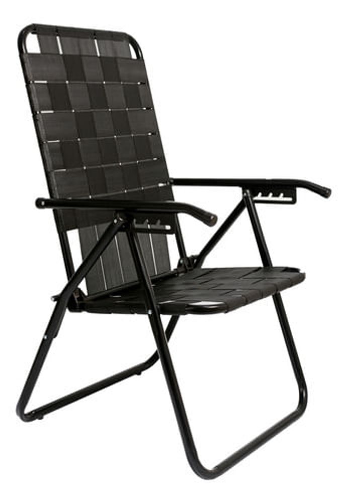 Reposera Descansar 80042 Caño Aluminio Negro