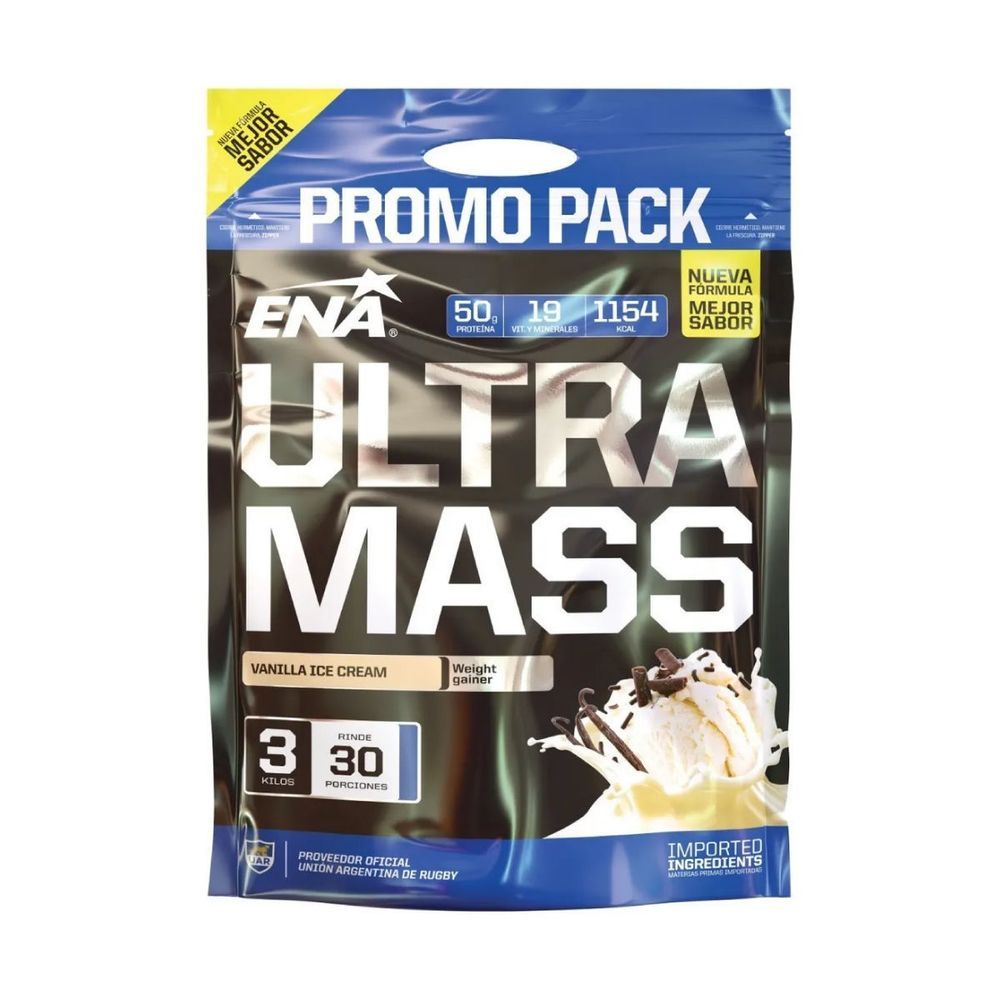 Ultra Mass 3000gr Sabor:Vainilla Ena