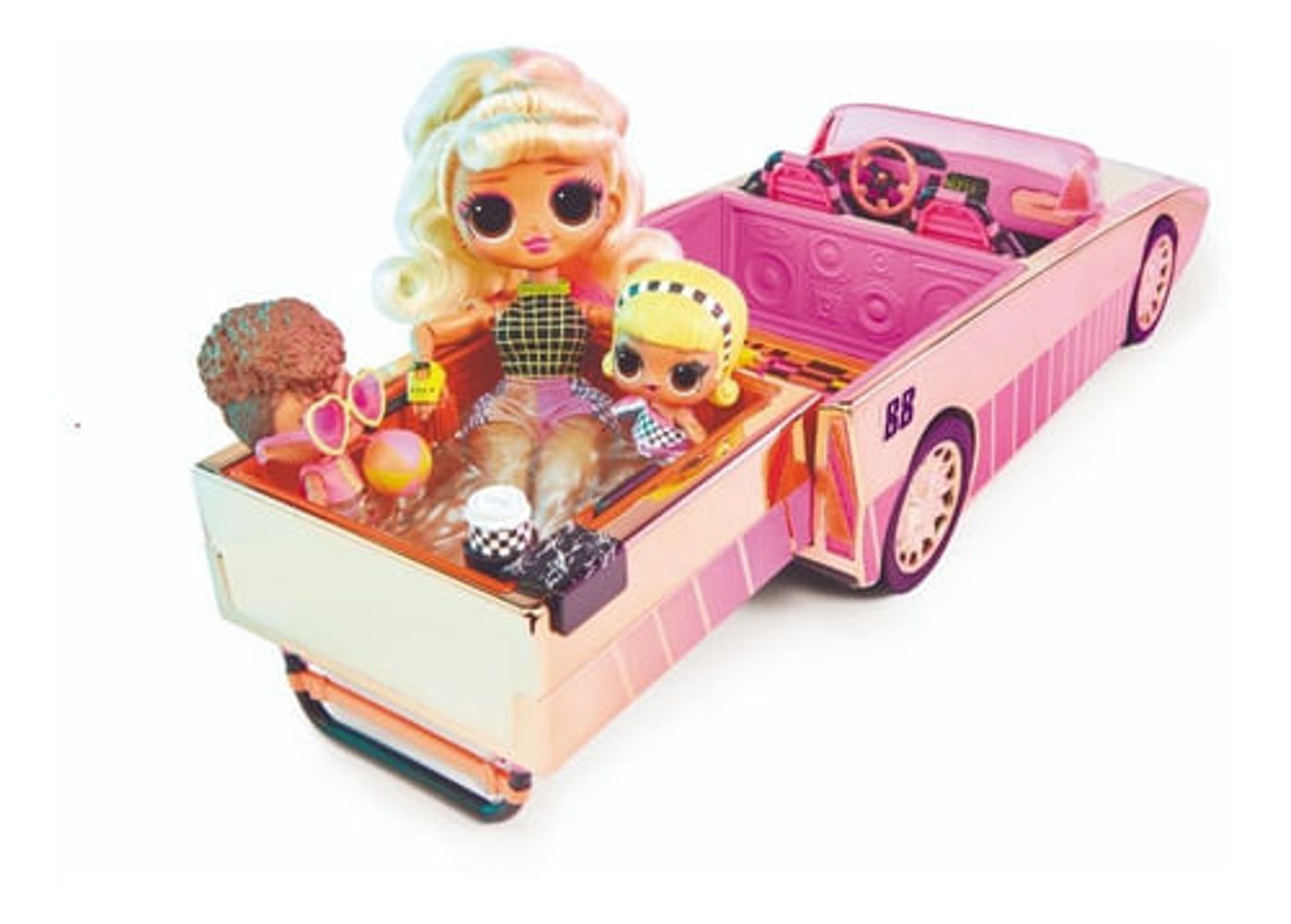 Auto Muñecas Lol Suprise Top Secret Omg Car Pool Coupe