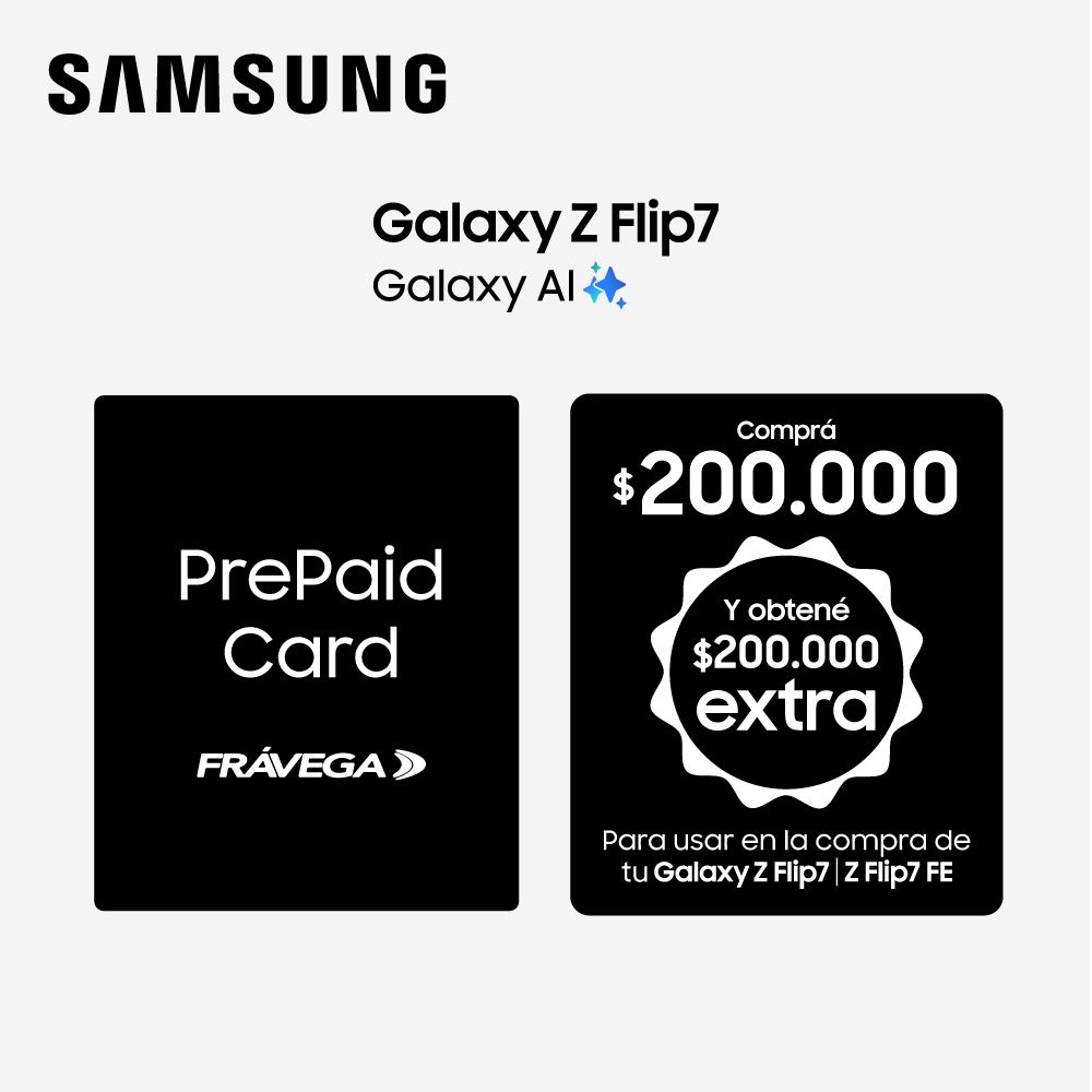 PrePaid Card $200.000 Samsung SAMSUNG Z FLIP 7 - SAMSUNG Z FLIP 7 FE