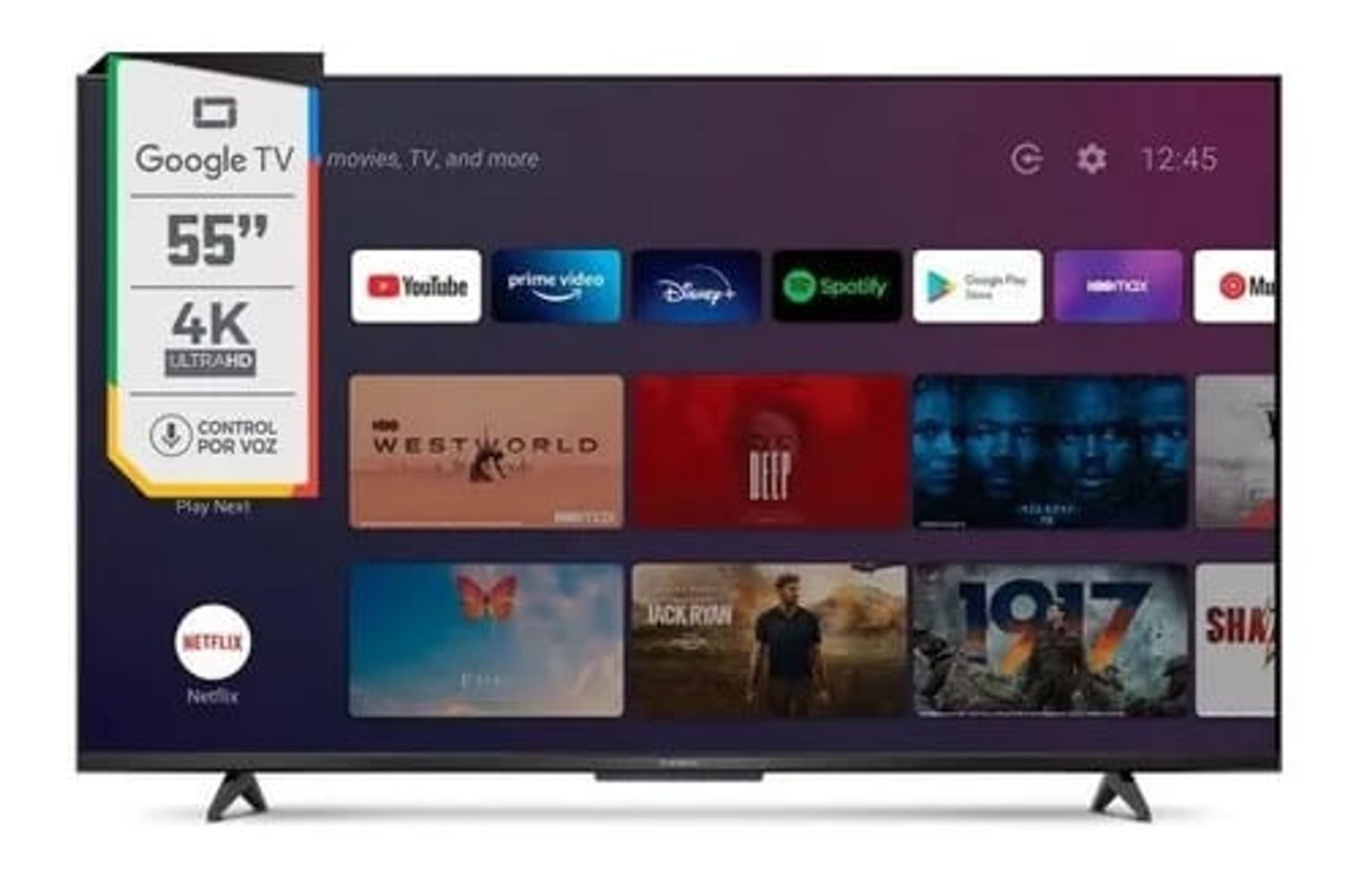 Smart Tv Hitachi 55 Pulgadas 4k Uhd Google Le554ksmart24
