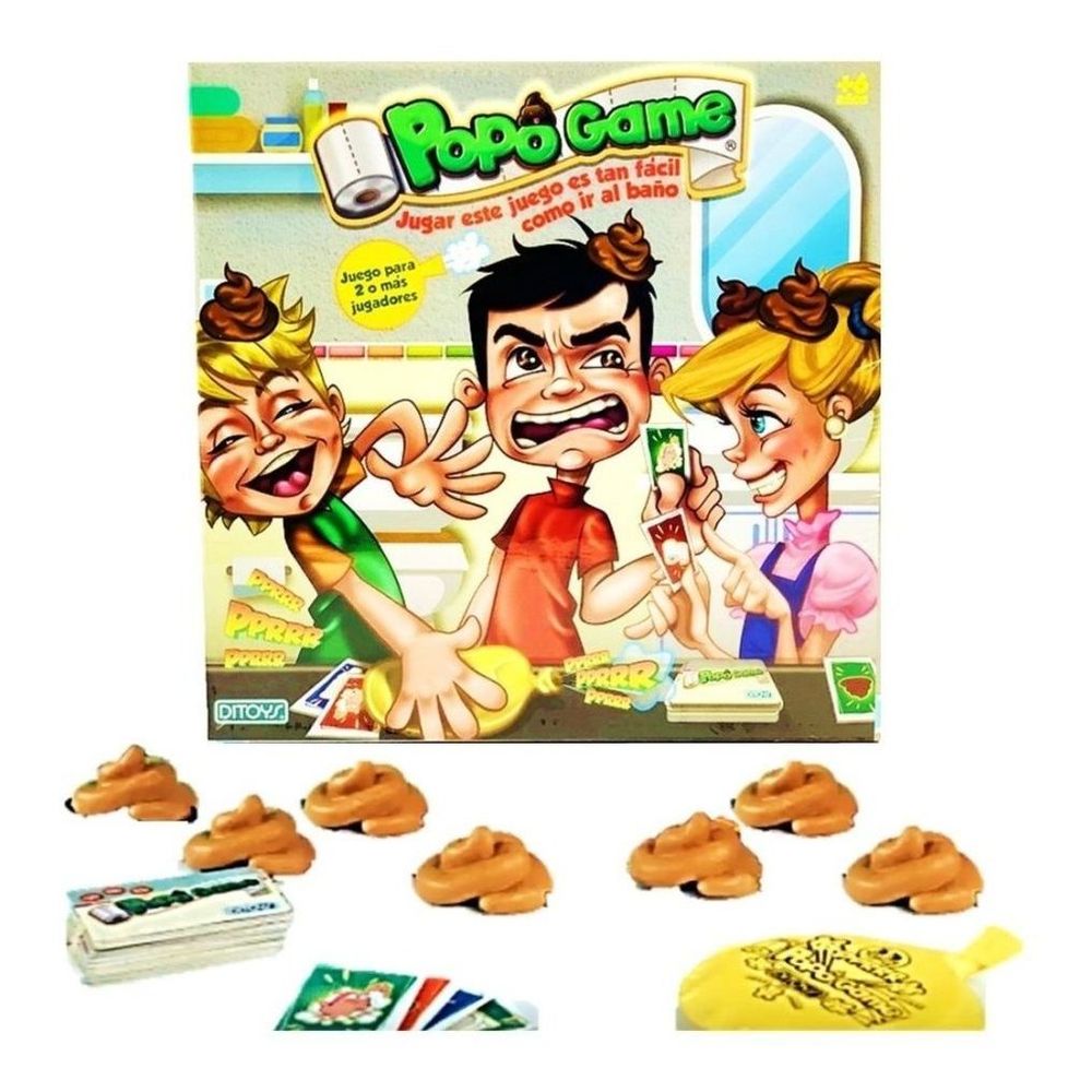 Popo Game Tan Facil Como Ir Al Baño Juego Mesa Ditoys