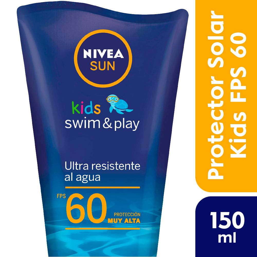 Protector Solar NIVEA SUN Niños FPS50+ Swim Play 150ml