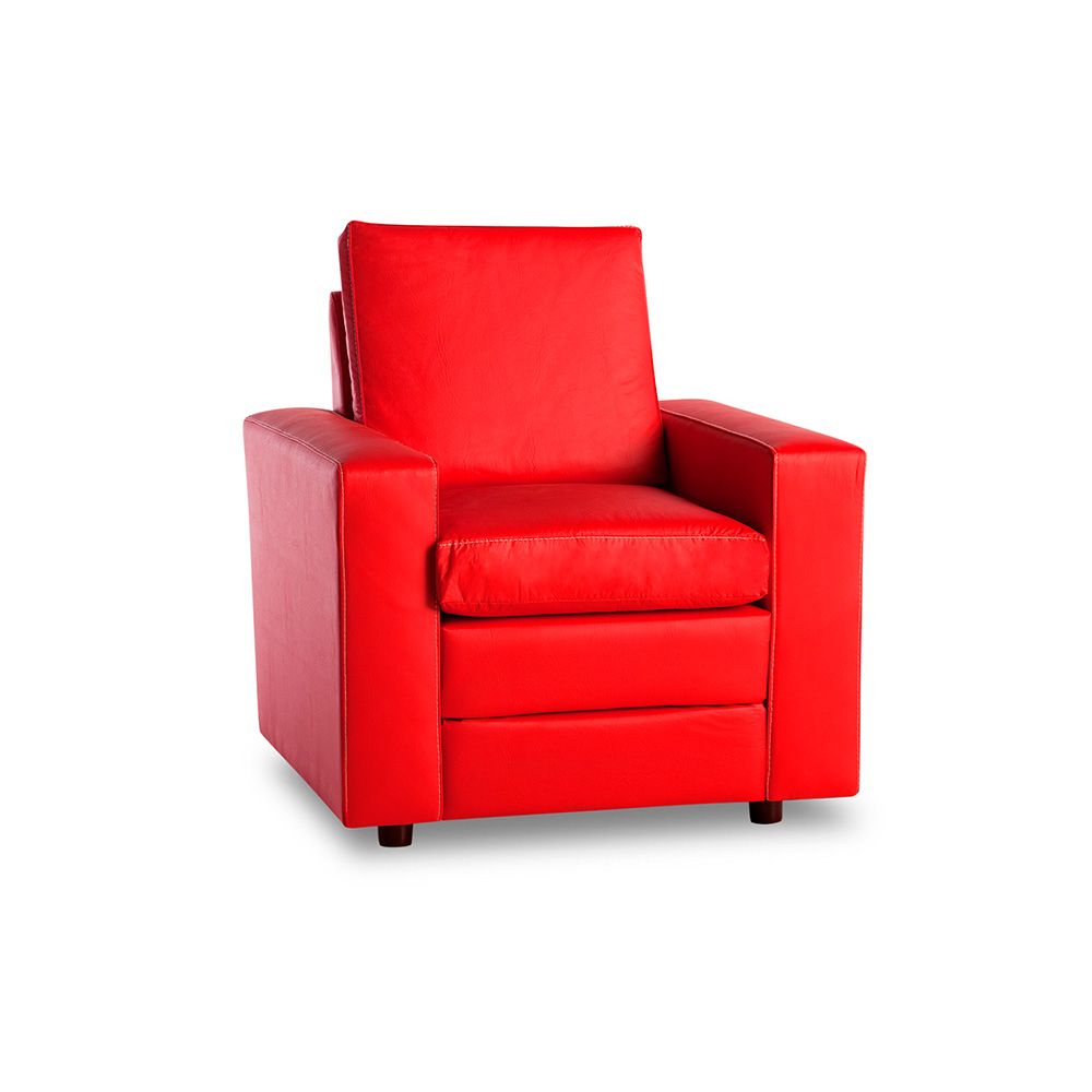Sillon Chera Basic especial 1 cuerpo color rojo