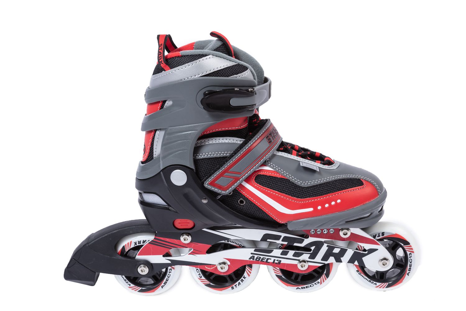 ROLLERS PATINES PRO STARK ALUMINIO ROJO/GRIS L (35-38)