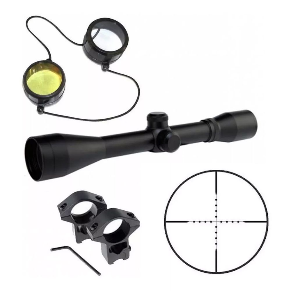 Mira Telescópica 4x40 Para Rifles Aire Comprimido Nitro Pistón