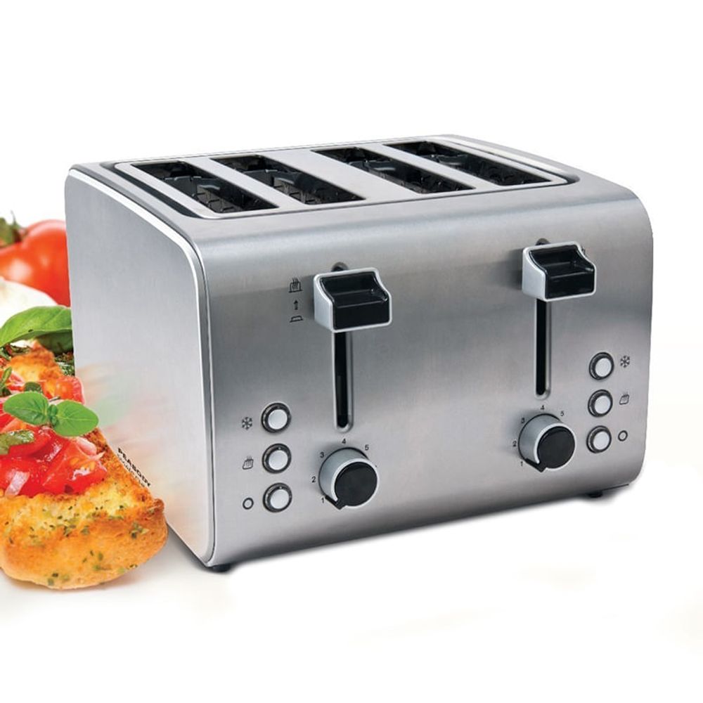 Tostadora 4 Panes Peabody T8520 Acero Inoxidable Smartchef