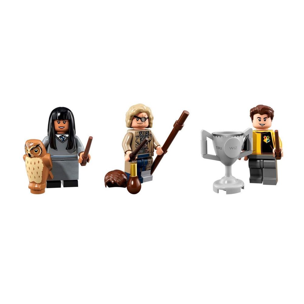 Minifigura LEGO de la serie Harry Potter Cho, Loco Moody, Cedric
