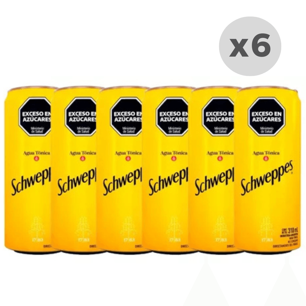 Tónica Schweppes Original Lata 310ml x6