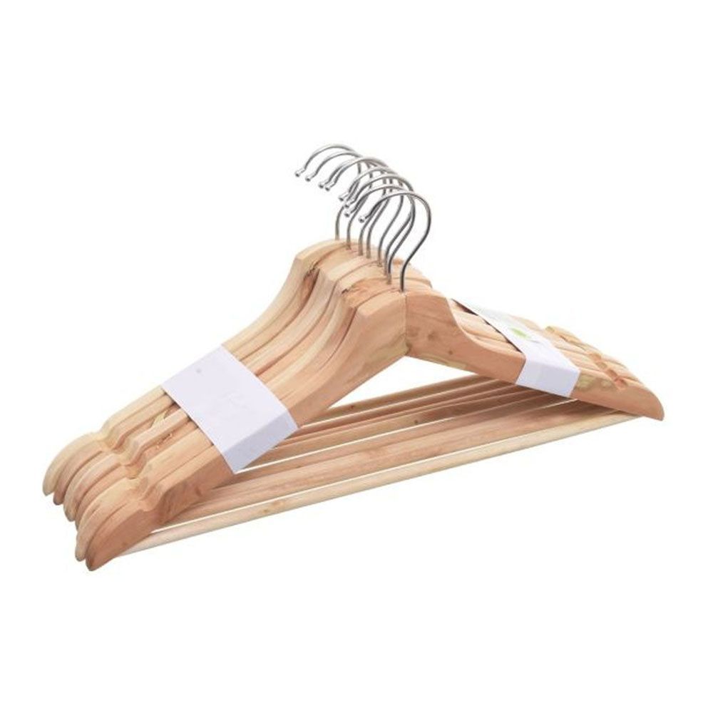 Pack x10 perchas de madera