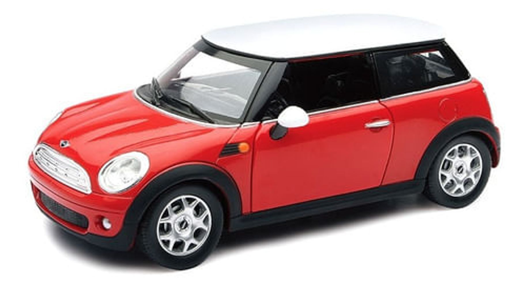 Auto New Ray Mini Cooper Rojo Escala 1:24