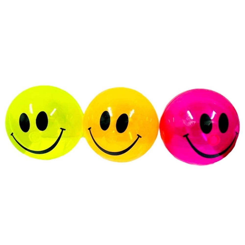 Pelota Smile Saltarin Con Luz Shaky Friends Ik0154 Rosa