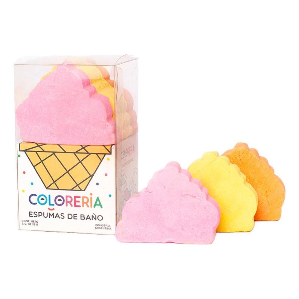 Set Espuma De Bano X3 Para Jugar En La Banera Agua Ed