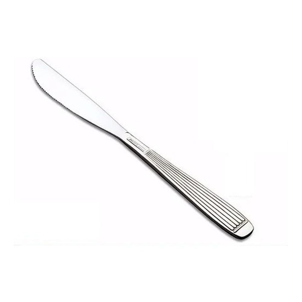 Cuchillo Postre Lypsa Acero Rayado X Docena